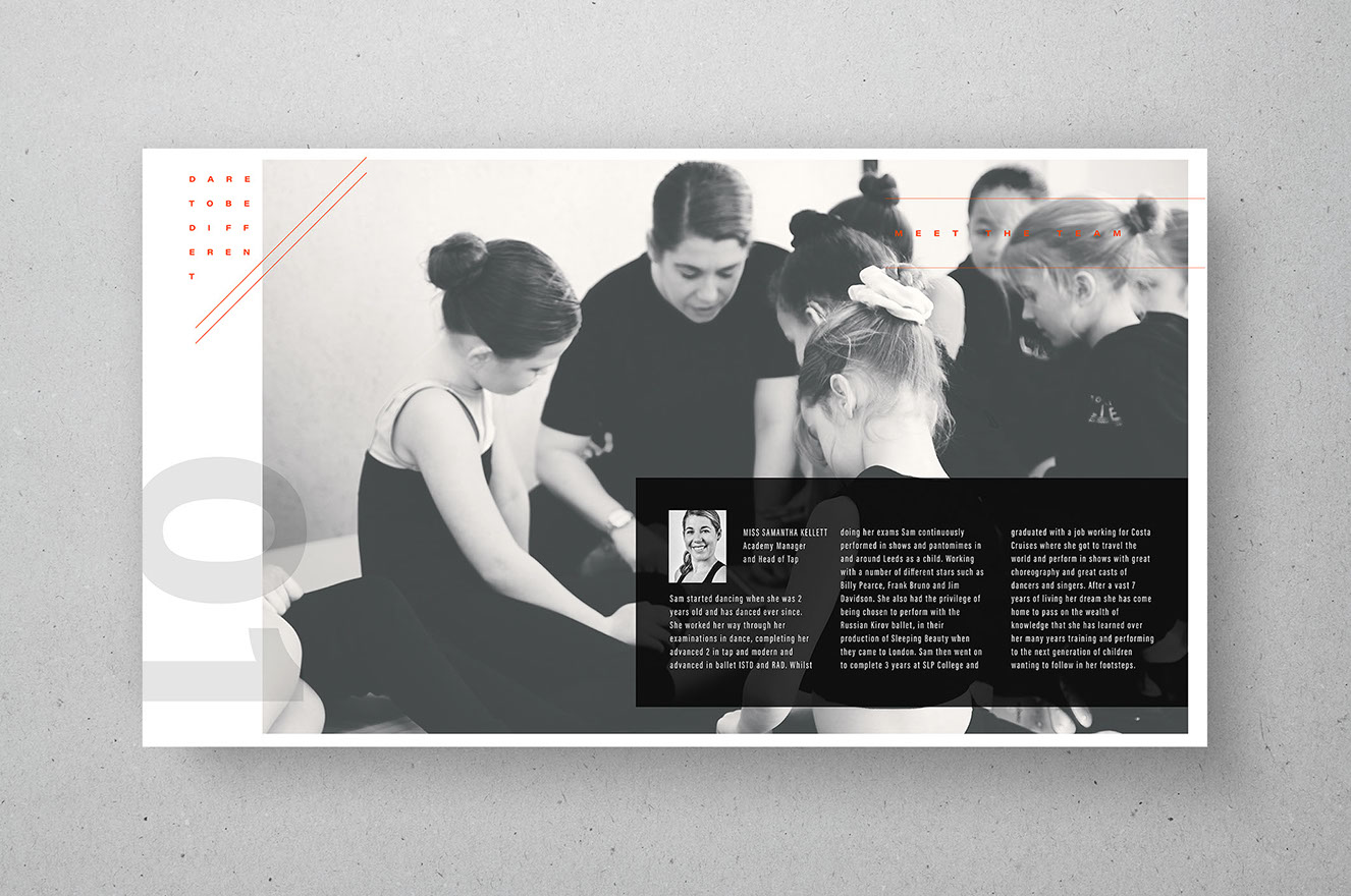 Northern Touch Design | Our Work | TBL Academy 2020 Prospectus