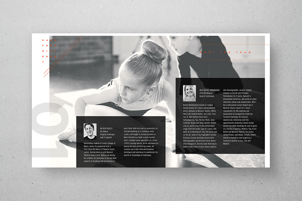 Northern Touch Design | Our Work | TBL Academy 2020 Prospectus