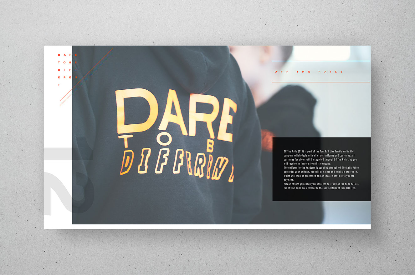 Northern Touch Design | Our Work | TBL Academy 2020 Prospectus